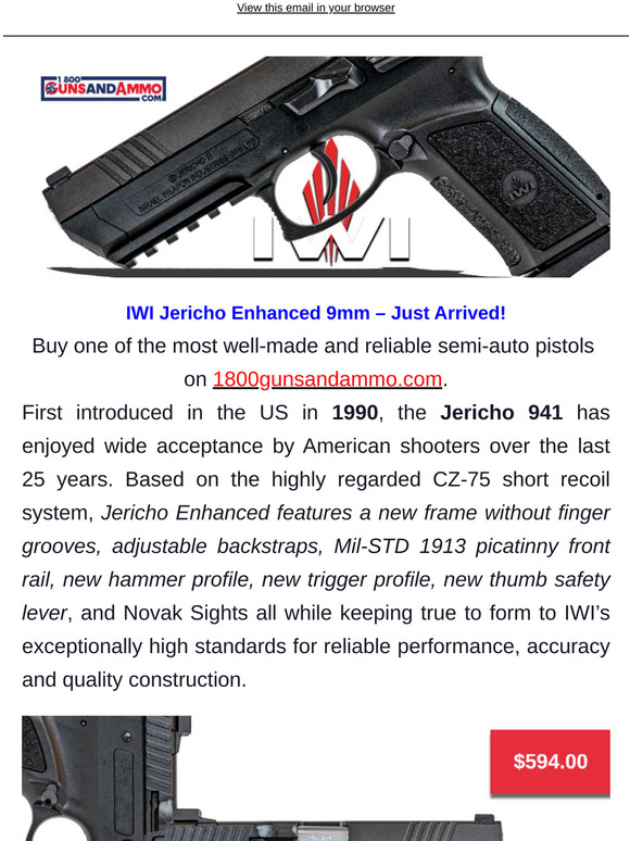 GritrSports: 👉 WI Jericho Enhanced 9mm – Just Arrived! | Milled