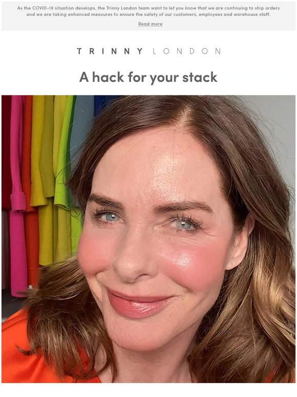 Trinny London: Trinny swears by this one makeup hack | Milled