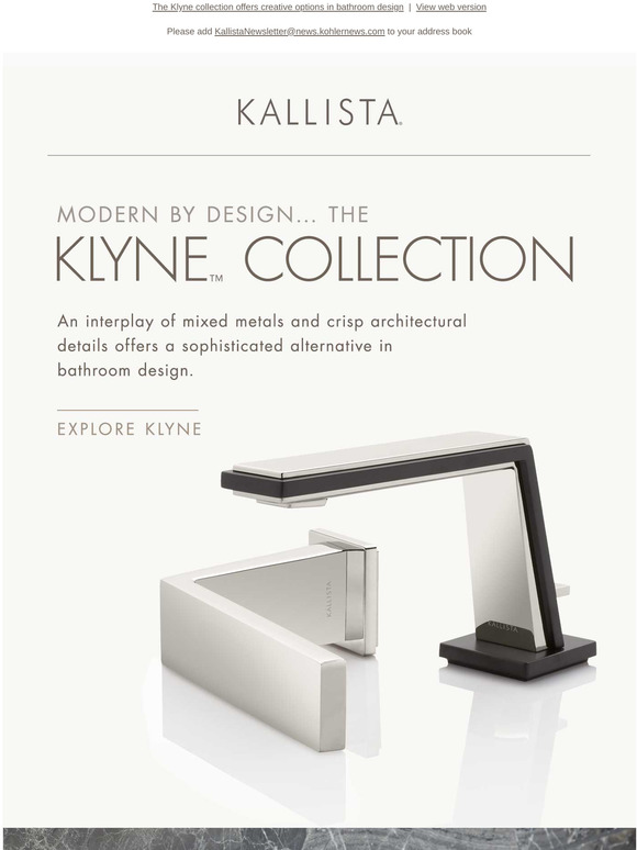 Kallista: Introducing The Klyne Collection | Milled
