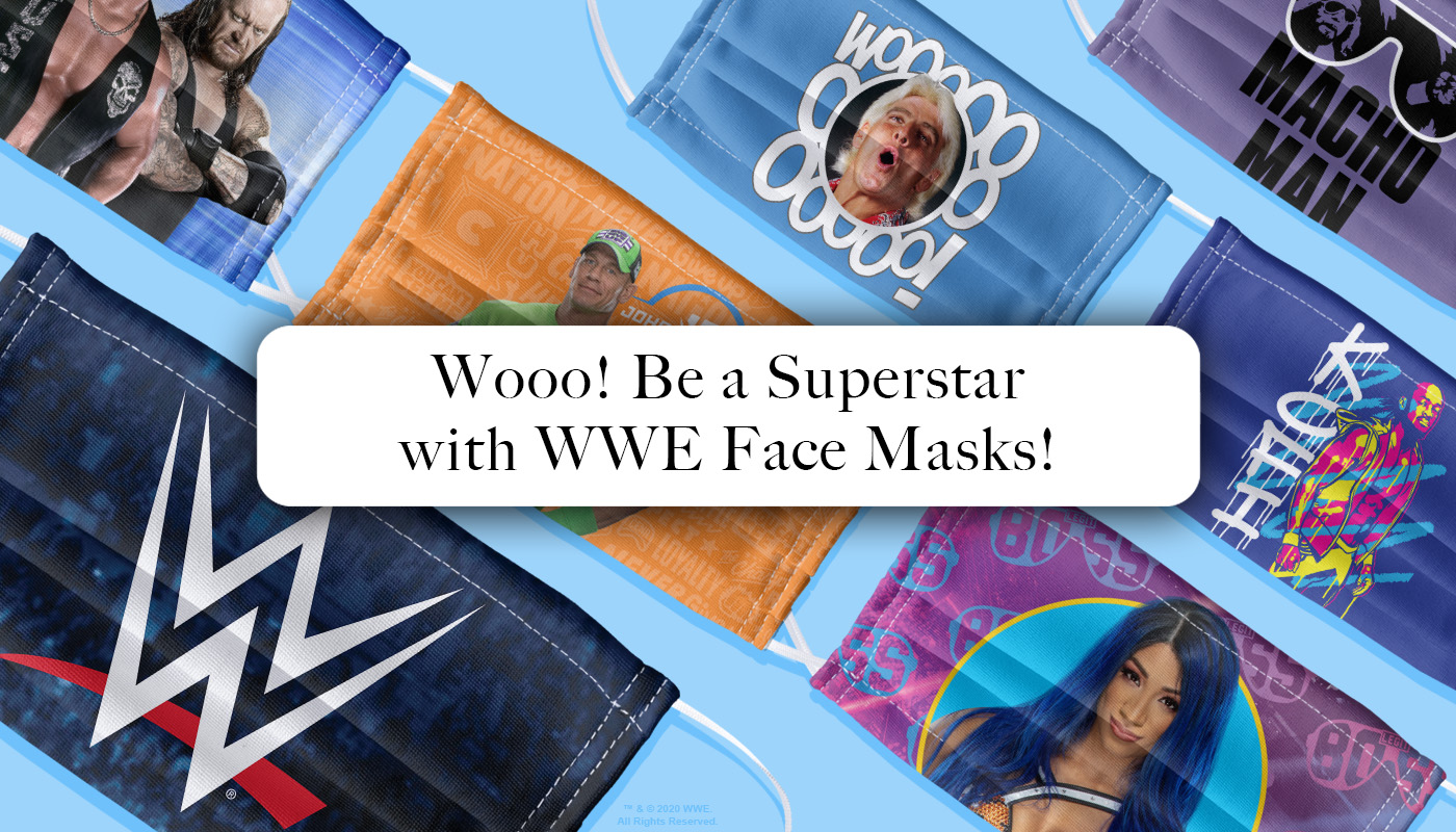 MaskClub: Wooo! Be a Superstar with WWE Face Masks! | Milled