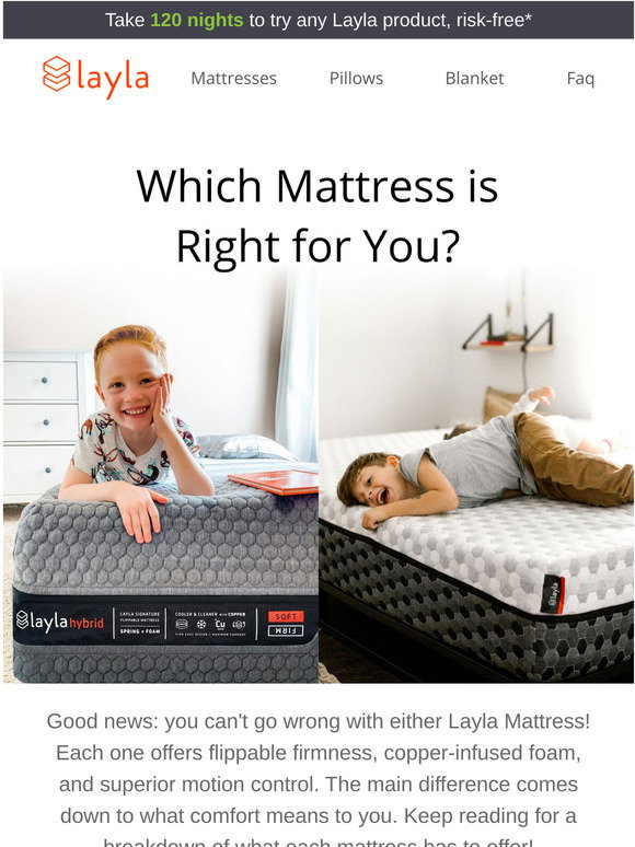 Layla Sleep: What Does Comfort Mean to You? | Milled