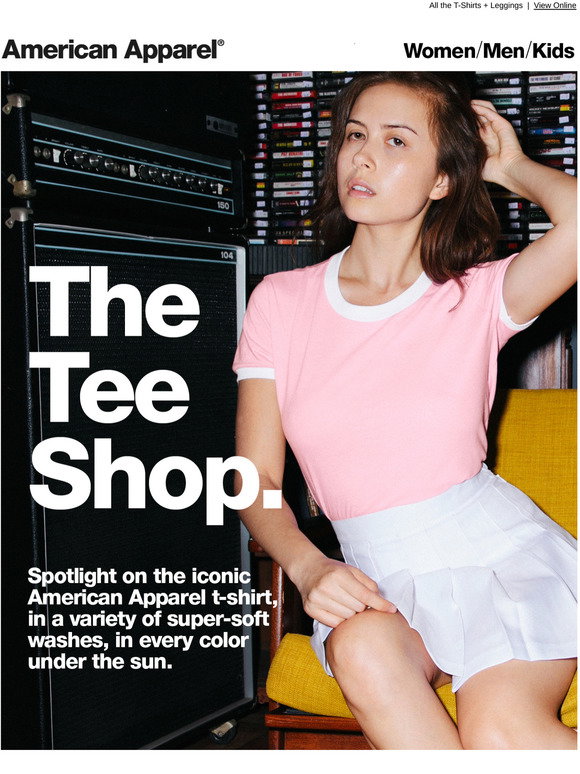 American Apparel: The Classic AA Tees & Tanks | Milled