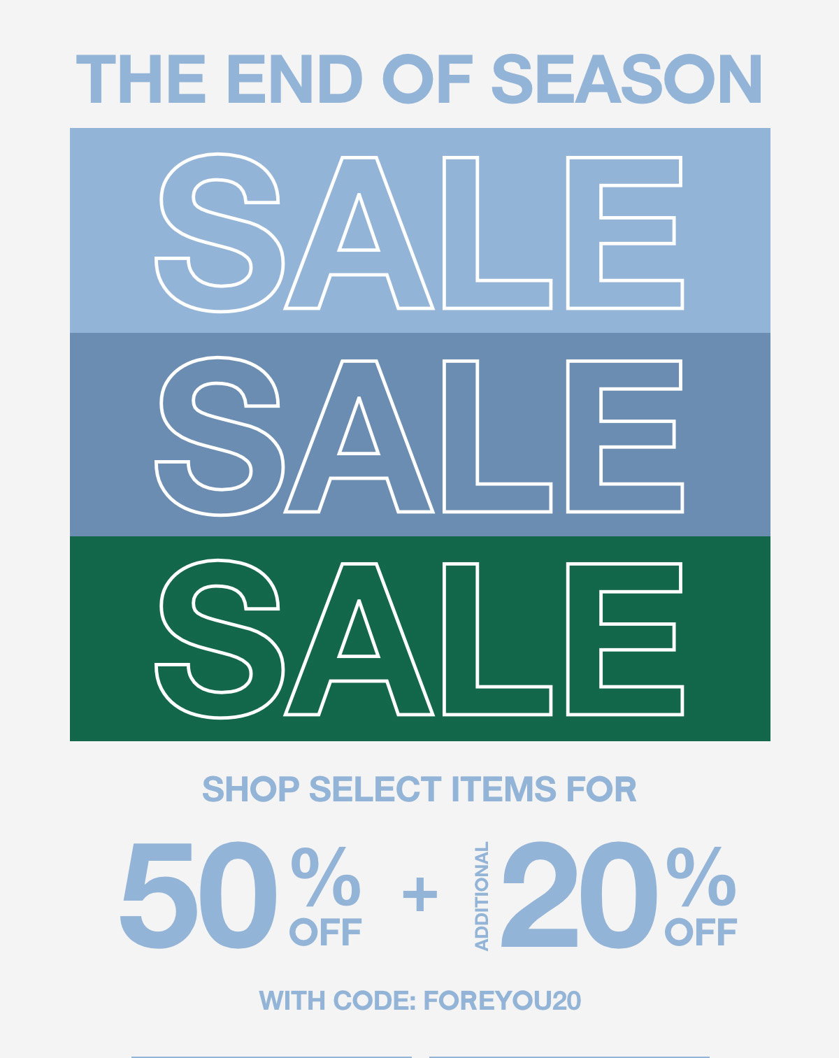 GFORE.com: STARTING NOW: Get an additional 20% off sale items | Milled