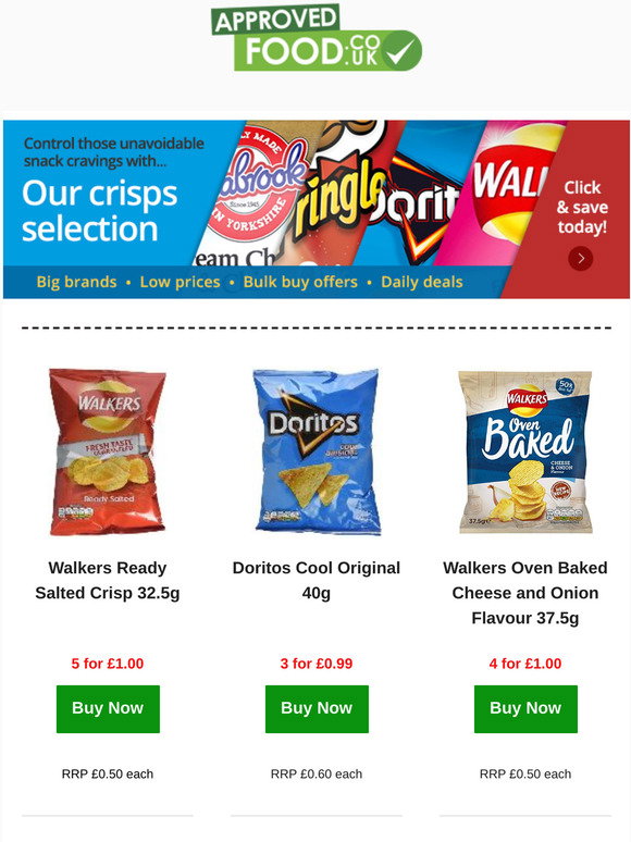 Approved Food: The best crisps at even better prices! 😍 | Milled