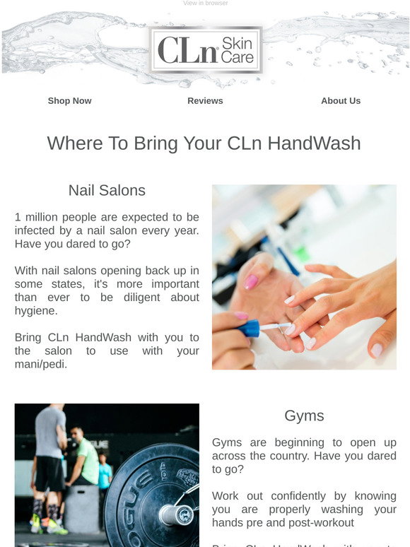 CLn Skin Care: Where To Bring Your HandWash | Milled