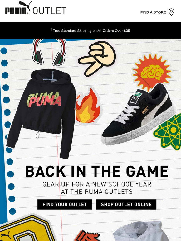 Puma: Back to School at the Outlets. | Milled