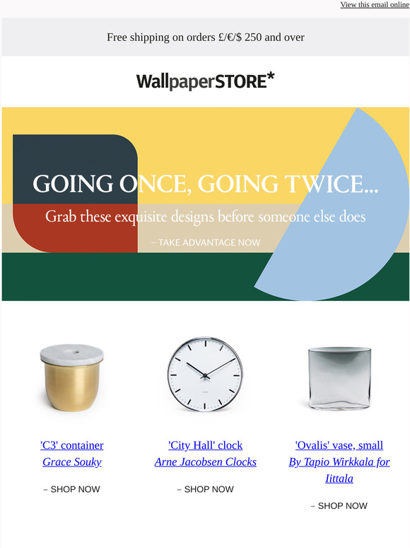 WallpaperSTORE*: Sale: going once, going twice… | Milled