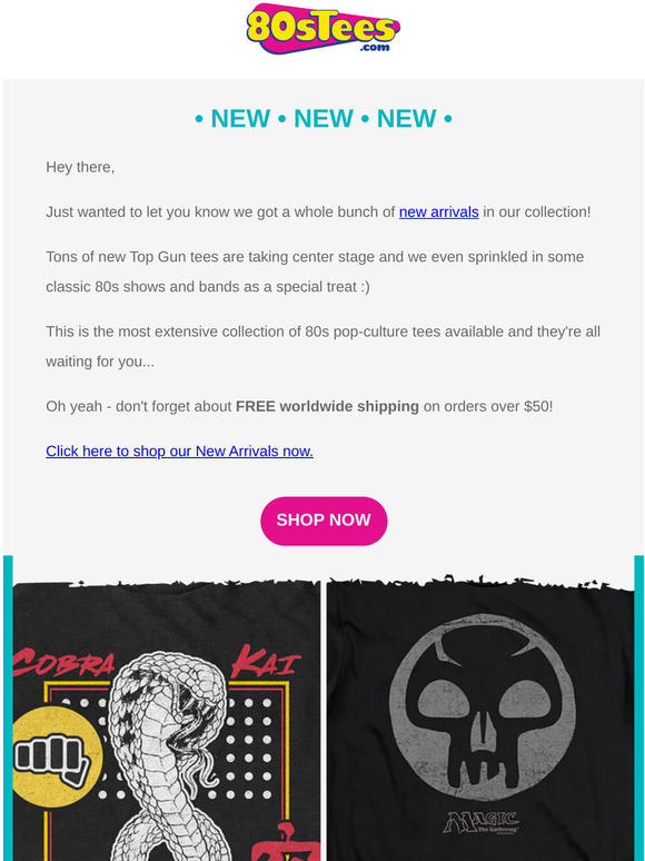 80sTees: 🚨 New Tees Alert 🚨 | Milled