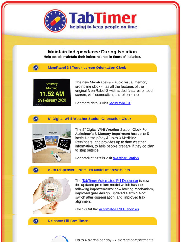 TabTimer: Maintain Independence During Isolation 😷 | Milled