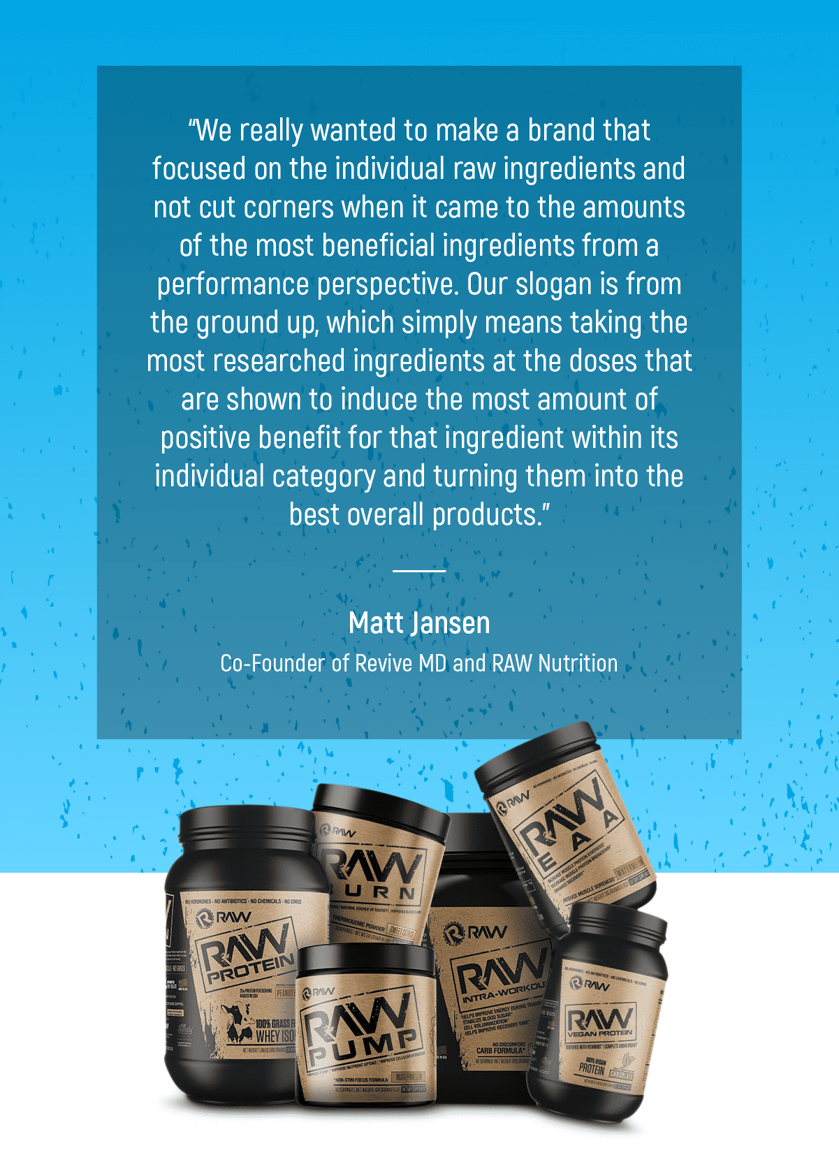 Revive Supplements: Introducing RAW NUTRITION From The Creators Of ...