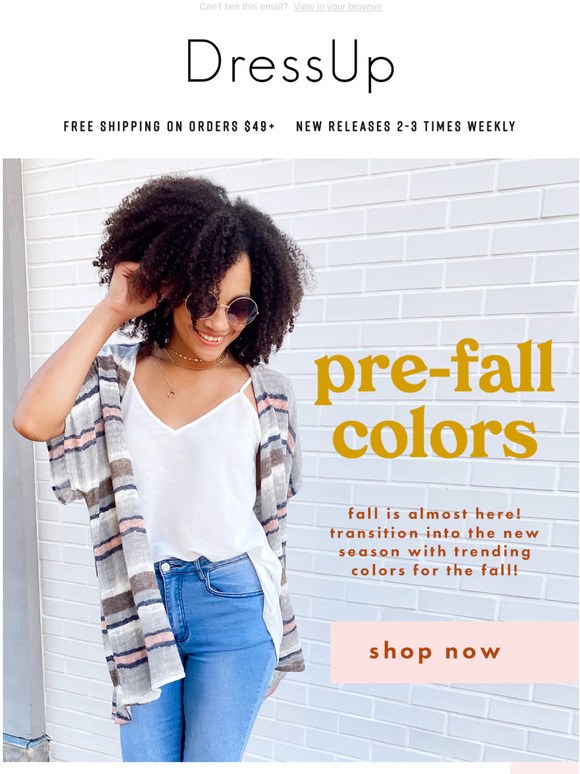 Dress Up: FIRST LOOK: Pre-Fall Color Trends | Milled