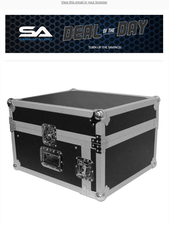Seismic Audio: DOTD! PA/DJ Rack Cases with Mixer Tops! | Milled