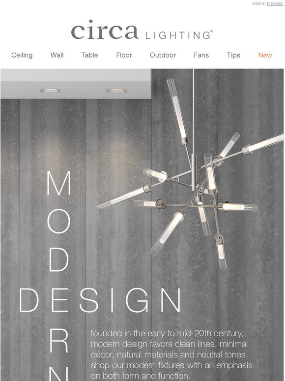 Circa Lighting: shop modern and update your home in style | Milled