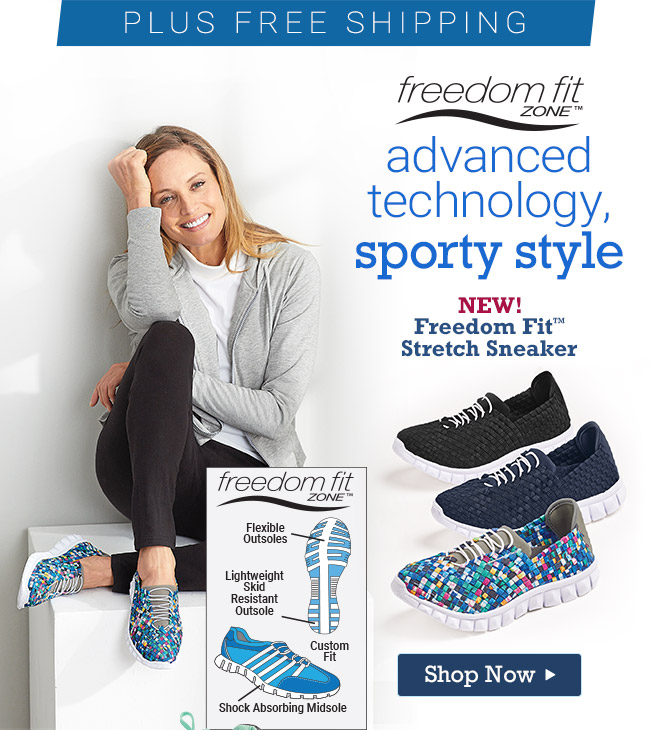 Dr. Leonard's: Freedom Fit™ Sneakers! Shop with FREE Shipping! | Milled