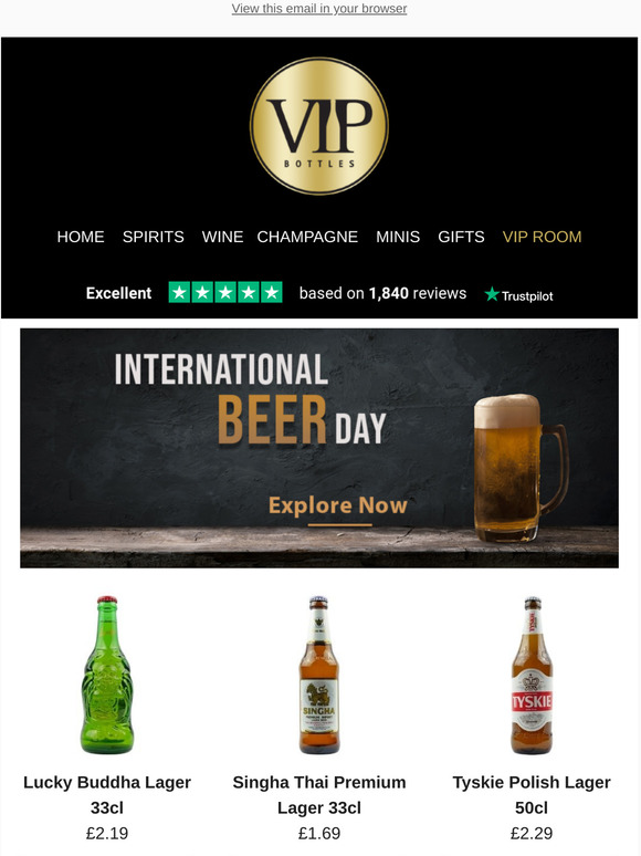 VIP Bottles: Celebrate International Beer Day with VIP Bottles!🍺 | Milled