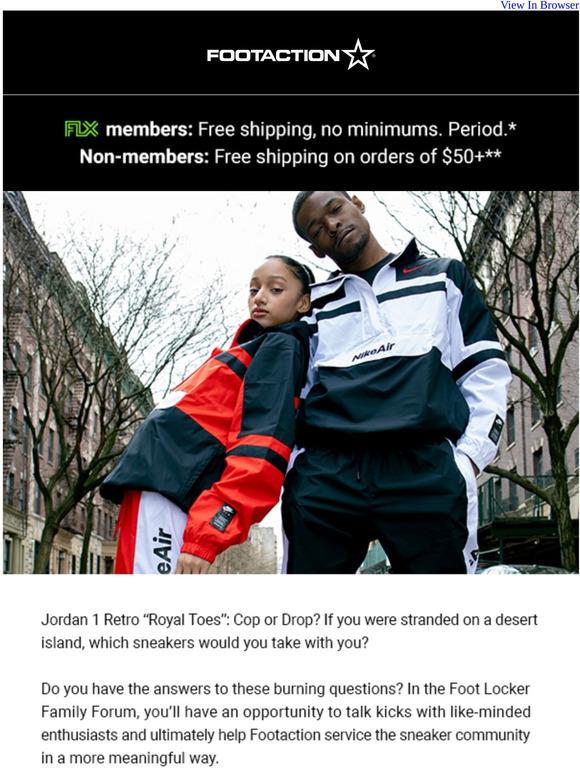 Footaction: Sneakers, Streetwear, Memes, & More: Be a Part of the Foot ...