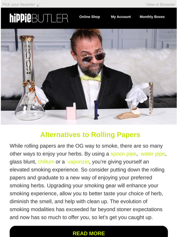 Hippie Butler: 💡 Know Your Options | Milled