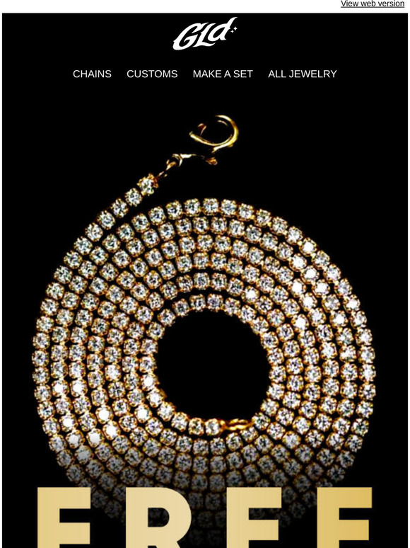 The GLD Shop: FREE Micro Tennis Chain ⛓ Check inside 👇 | Milled