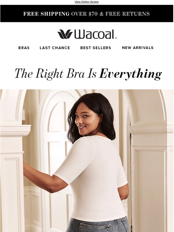 b.tempt'd by Wacoal: BACK IN STOCK: Best-Selling Smoothing Bra | Milled