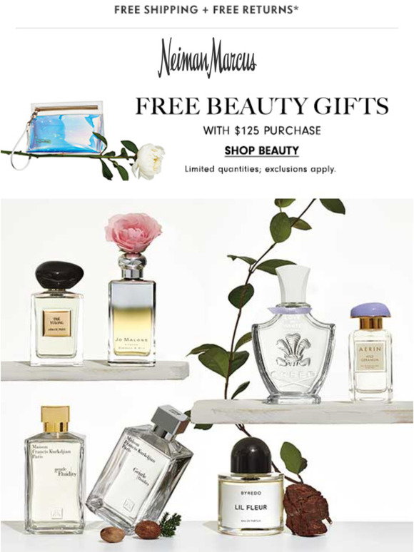 Neiman Marcus: Free gifts & fragrances you'll fall for | Milled