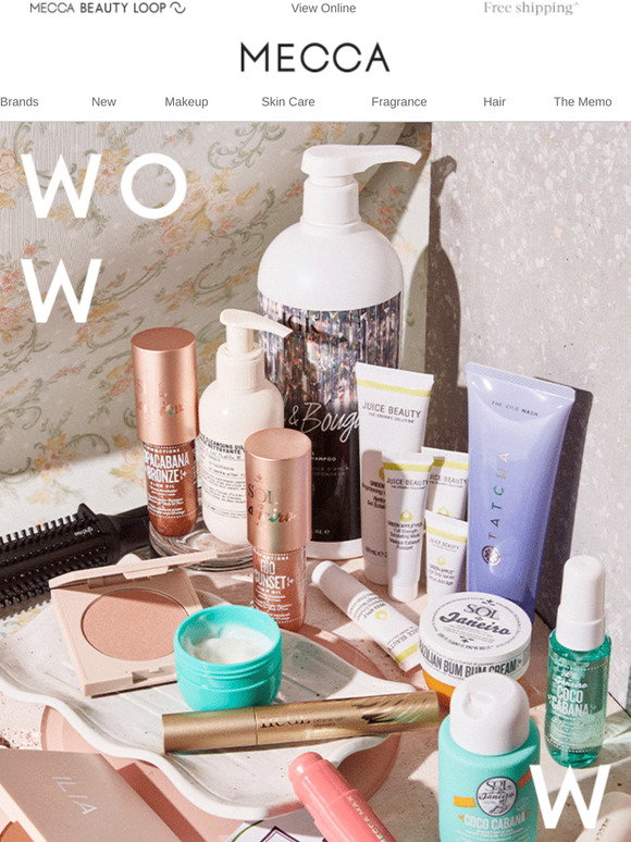 Mecca: New beauty straight to your inbox | Milled