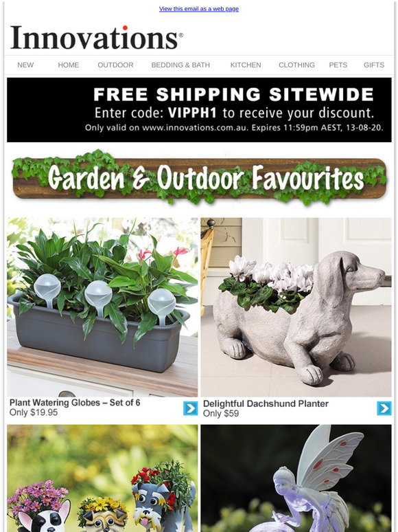 Innovations: 1-Day Only: FREE Shipping Sitewide | Garden & Outdoor ...