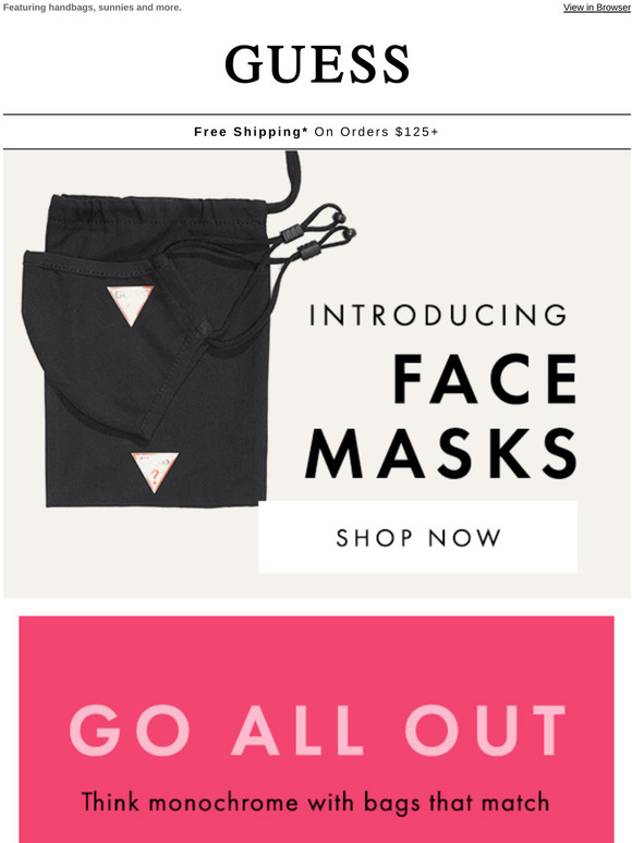 GUESS: Accessories to Brighten Your Look | New Face Masks | Milled