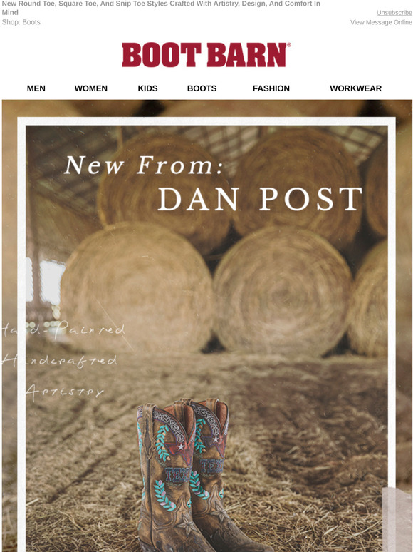 BootBarn.com: New Handcrafted Dan Post Boots | Milled