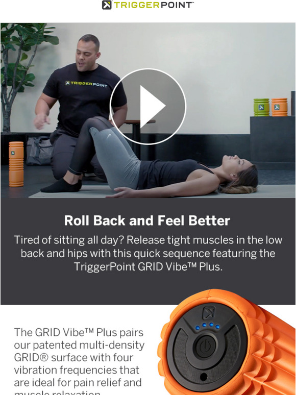 TriggerPoint: Working from home? Tips to relieve low back tension. | Milled