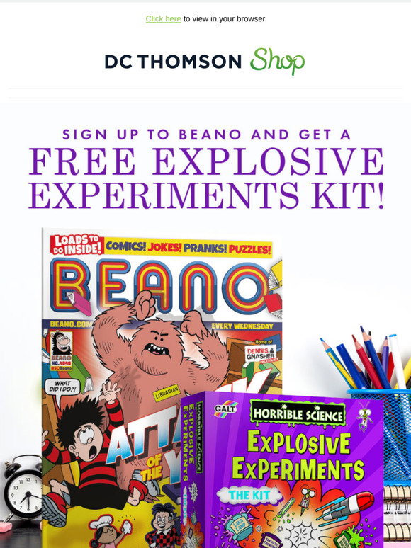 DC Thomson Shop: Save over £62 with a Beano Subscription plus a FREE ...