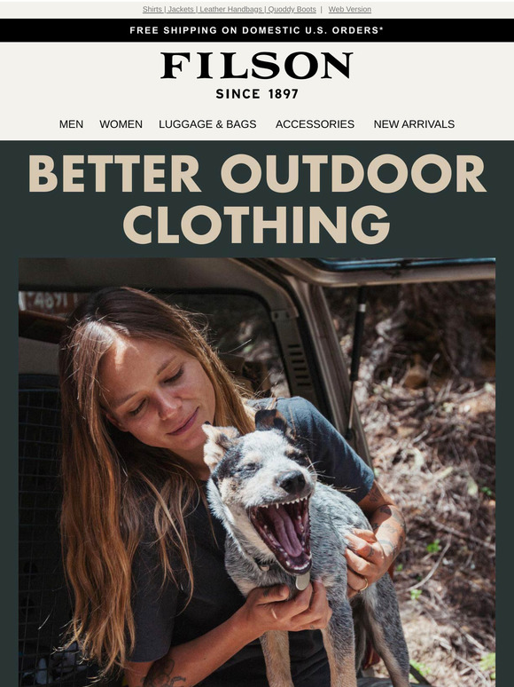 Filson: Women’s Bags & Apparel | Milled