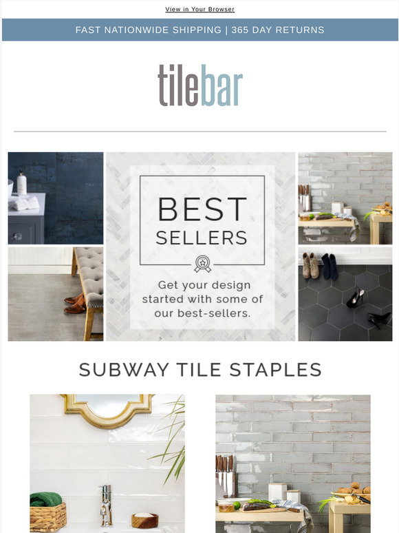 TileBar: Explore Our 10 Most Popular Tiles | Milled