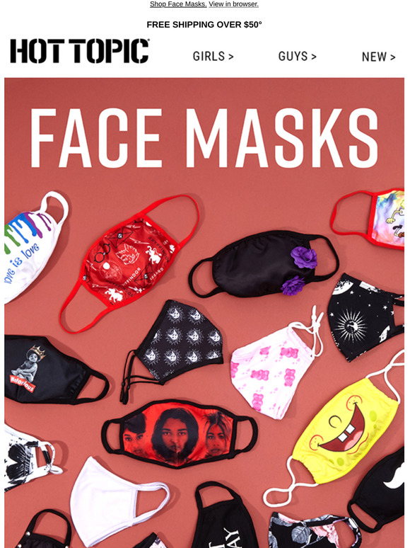 Hot Topic: Face masks to match any 'fit. | Milled
