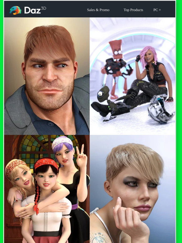 DAZ 3D: The Many Faces and Shapes of Genesis 8 | Milled