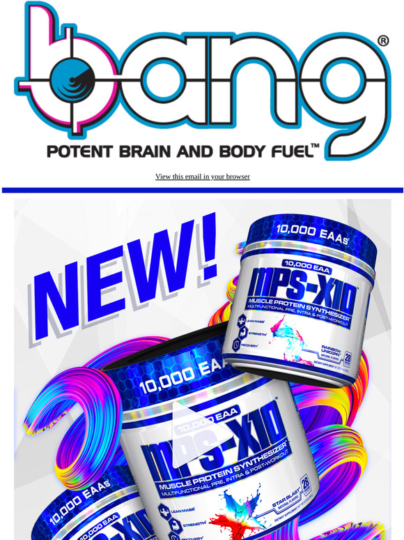 VPX Sports: NEW Pre, Intra & Post-Workout; MPS-X10 | Milled