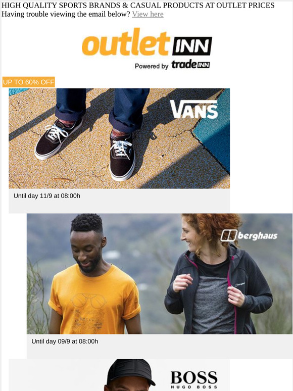 BikeInn: REGATTA, BOSS, BERGHAUS, VANS | Milled