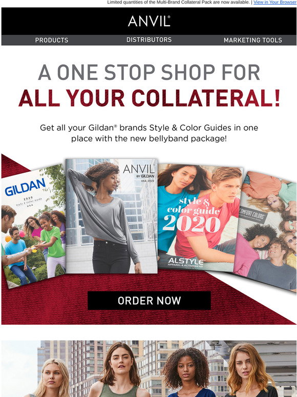 Anvil Knitwear: Multi-Brand Collateral Packs. Order Now! | Milled