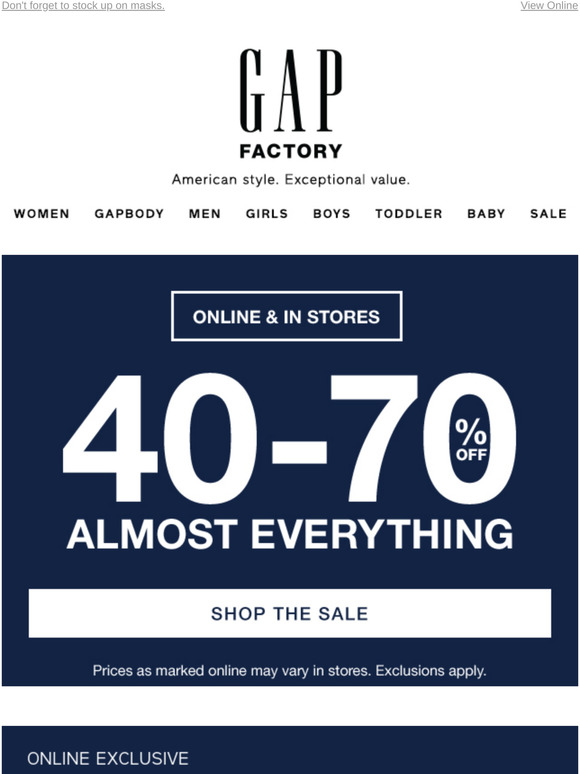 Gap Factory: How we're wearing our favorite logo | Milled