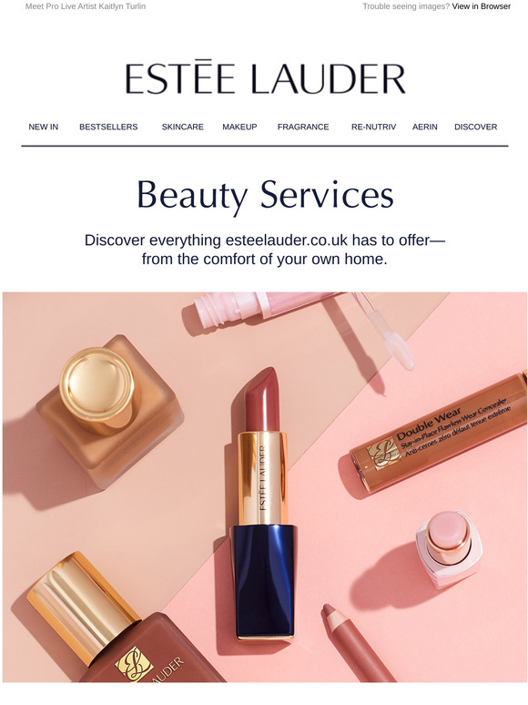 Estée Lauder: Beauty Services from the comfort of your own home | Milled