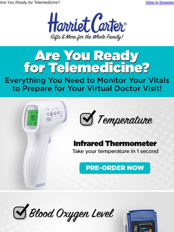 Harriet Carter: Everything You Need for Your Virtual Doctor Visit ...