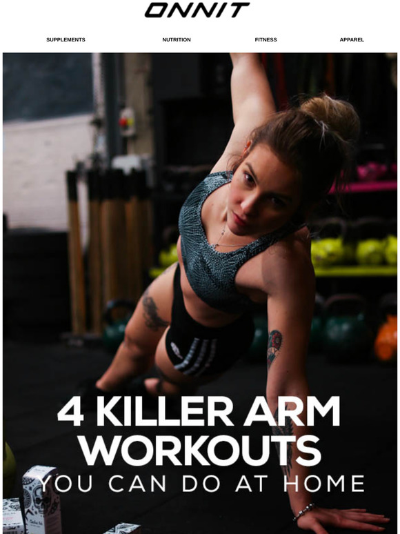 Onnit: 4 Killer Arm Workouts You Can Do At Home | Milled