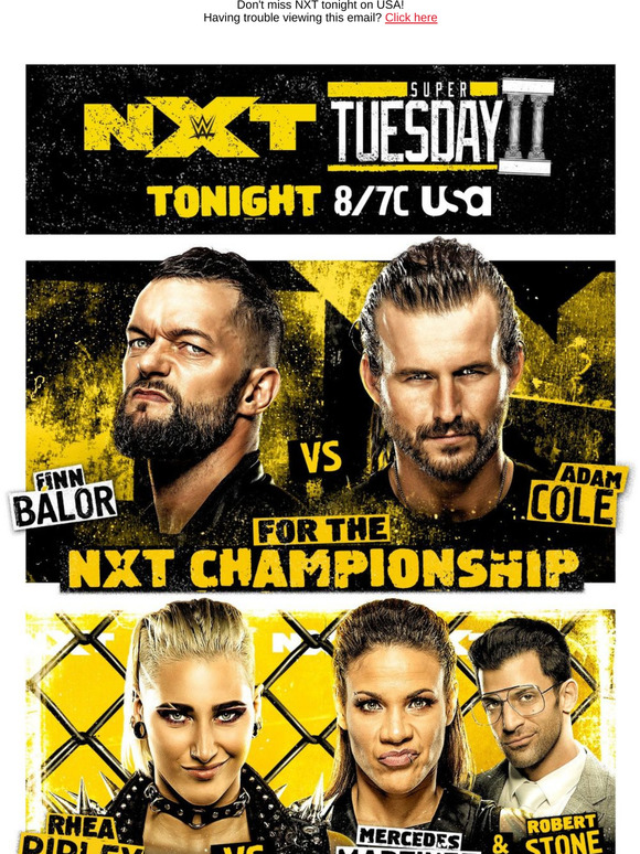 WWE Shop: Who will be crowned the new NXT Champion? Find out tonight on ...
