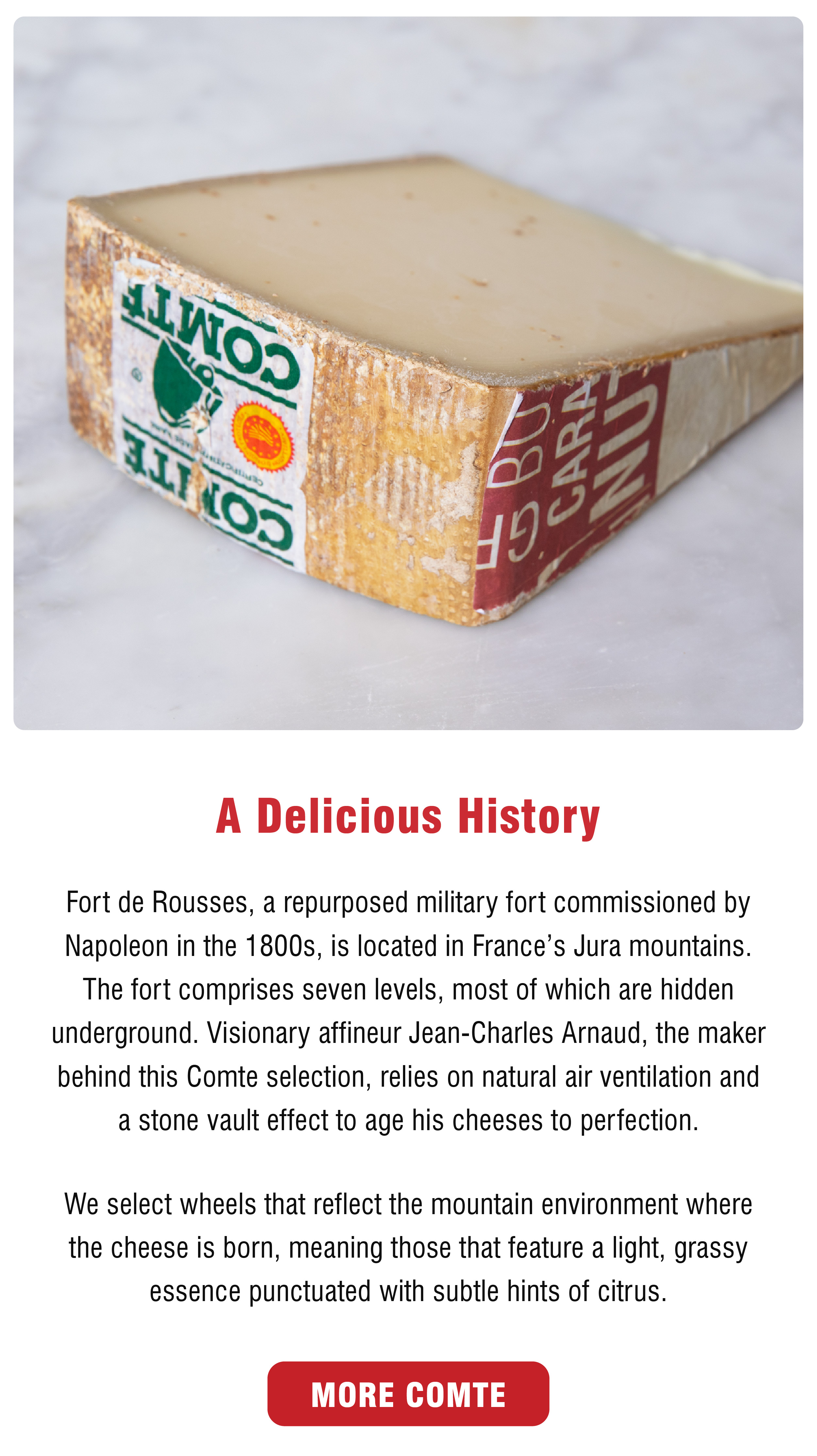 Murray's Cheese: New! Murray’s 18 Month Aged Comte | Milled