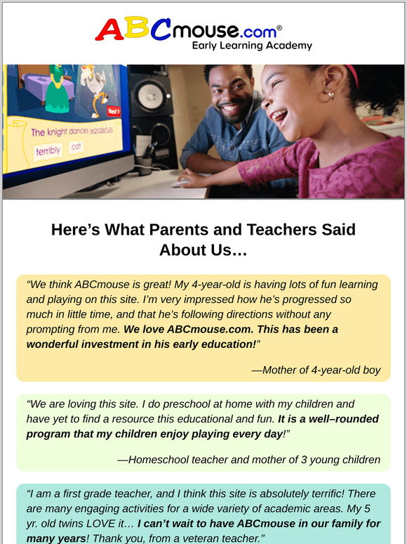 ABCmouse: Here’s what parents and teachers said about us | Milled