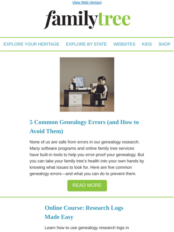 Family Tree Magazine: How to Avoid Common Genealogy Errors in Your ...