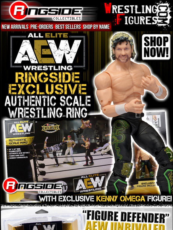 Ringside Collectibles: ⚡ AEW Authentic Scale Ring In Stock! ⚡ | Milled