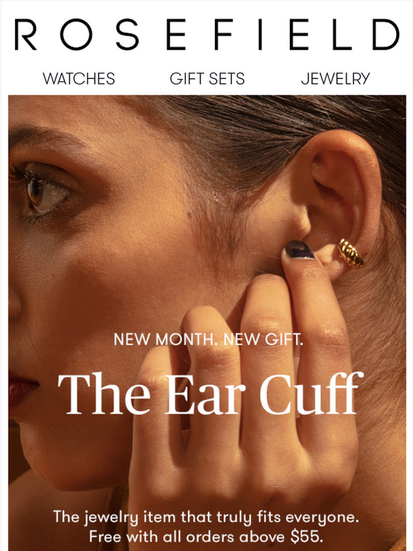 Ear Cuff Rosefield 2025 www.alhudapk