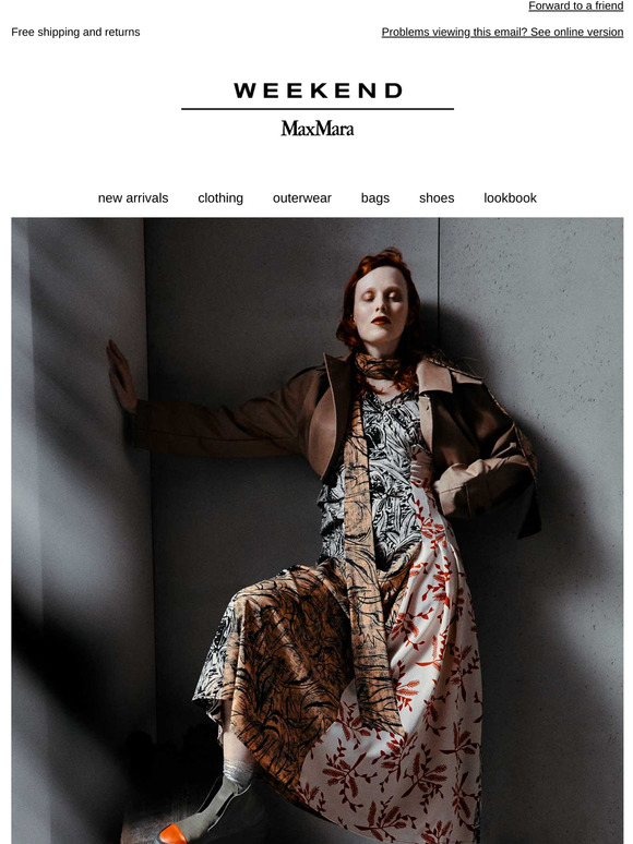 Max Mara: Karen Elson models the new florals | Milled