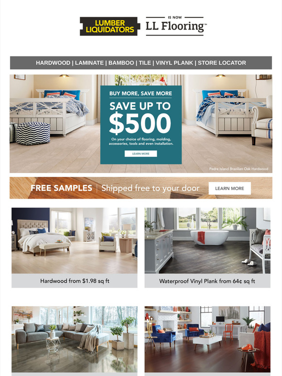 Lumber Liquidators: SAVE up to $500! Details inside | Milled