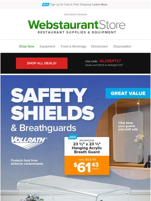 Webstaurant Store: Ready for Fall? Stock Up and Save! | Milled